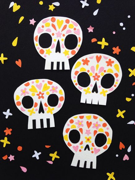 Paper Sugar Skulls | Handmade Charlotte