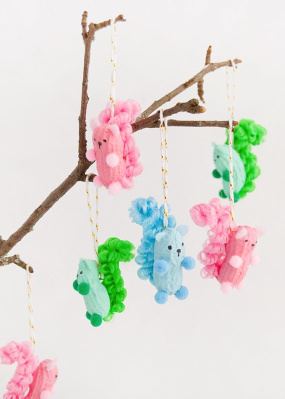 Peanut Squirrel Ornaments | Handmade Charlotte