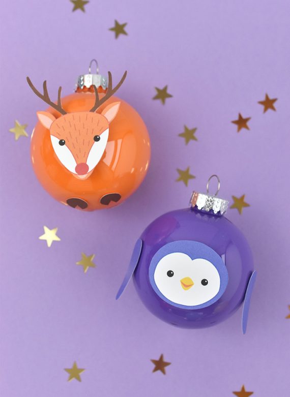 Printable Cut and Paste Christmas Ornaments | Handmade Charlotte