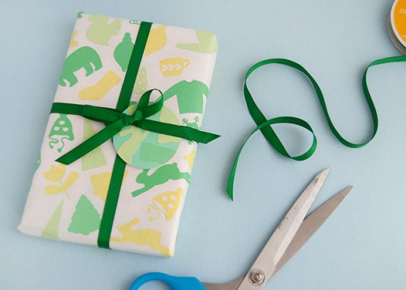 Rainbow Christmas Wrapping Paper | Handmade Charlotte