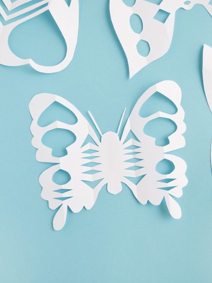 Butterfly Paper Snowflakes | Handmade Charlotte