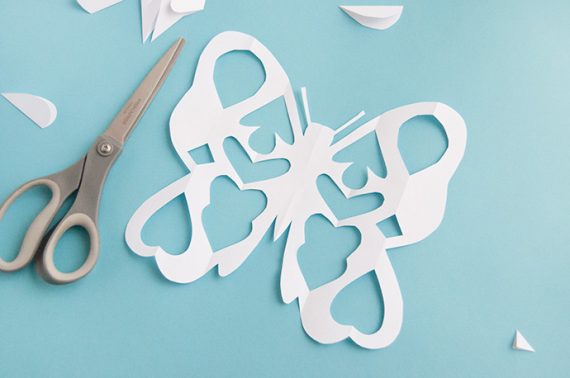 Butterfly Paper Snowflakes | Handmade Charlotte