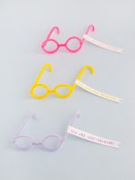 Pipe Cleaner Glasses Valentines | Handmade Charlotte