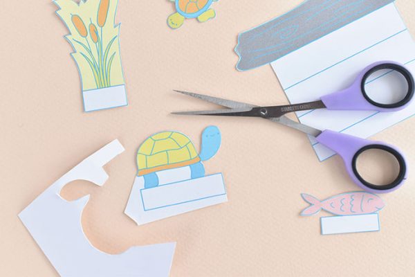 Printable Turtle Pond Playset | Handmade Charlotte