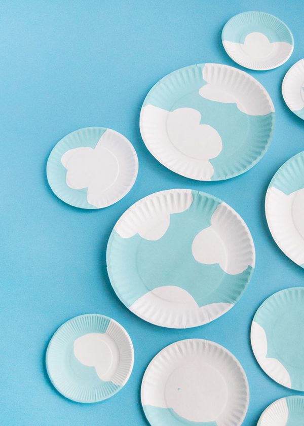 Paper Plate Cloud Craft | Handmade Charlotte