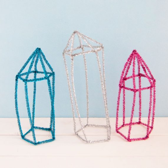 Pipe Cleaner Crystals and Gems | Handmade Charlotte