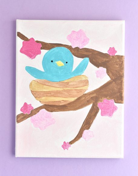 Printable Paint by Number Art for Spring | Handmade Charlotte