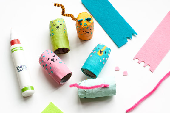 How to Make Paper Mache Animal Finger Puppets | Handmade Charlotte