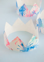 How to Blow Paint Firework Crowns | Handmade Charlotte