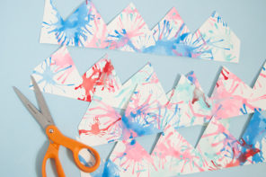 How to Blow Paint Firework Crowns | Handmade Charlotte
