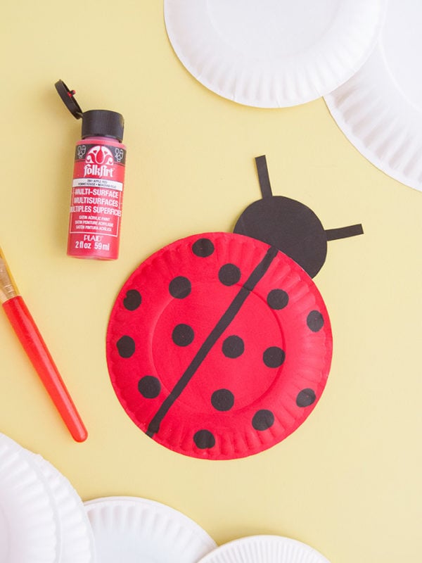 Painted Paper Plate Bugs | Handmade Charlotte