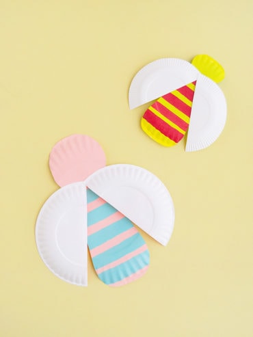 Painted Paper Plate Bugs | Handmade Charlotte