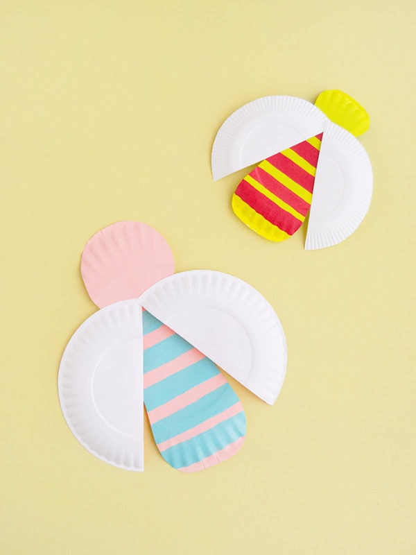 Painted Paper Plate Bugs | Handmade Charlotte