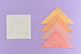 Simple Stitched Felt Triangle Pouch | Handmade Charlotte