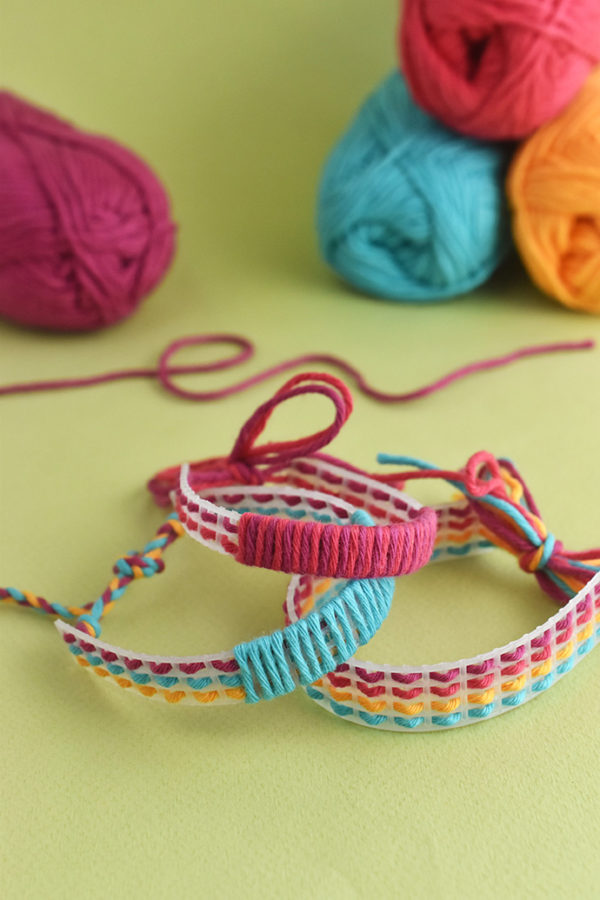 Plastic Canvas Friendship Bracelets | Handmade Charlotte