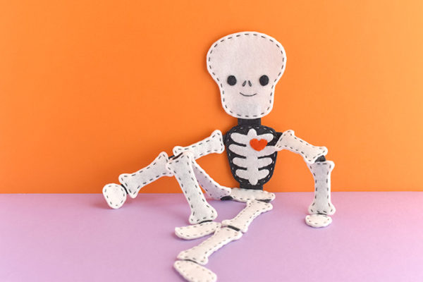 Stitch a Floppy Felt Skeleton | Handmade Charlotte