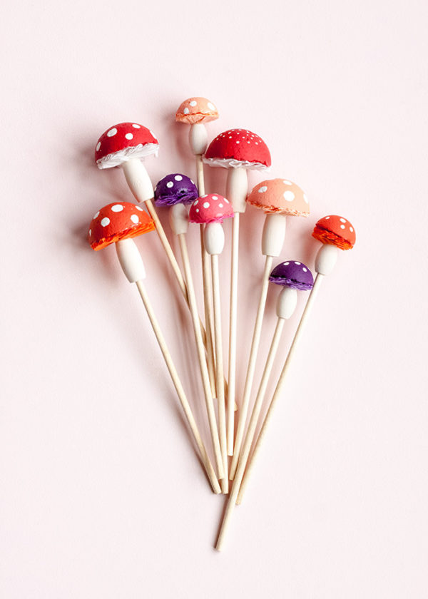 Toadstool Stir Sticks | Handmade Charlotte