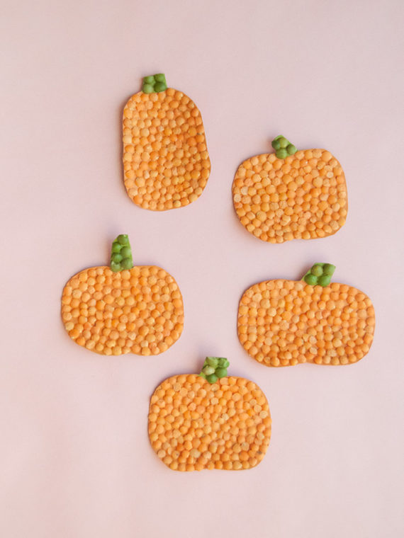 Fall Leaf Bean Mosaics | Handmade Charlotte