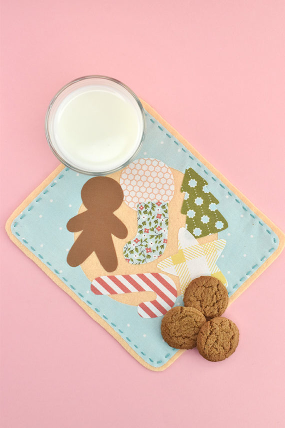 Cookies for Santa Snack Mat | Handmade Charlotte