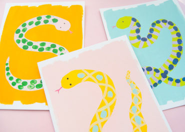 Snake Fingerprint Art | Handmade Charlotte