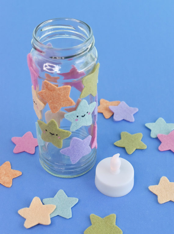 Kawaii Star Jar Night Light | Handmade Charlotte