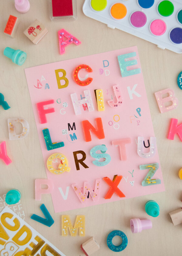 How to Make a Resin Alphabet Set Without Resin | Handmade Charlotte