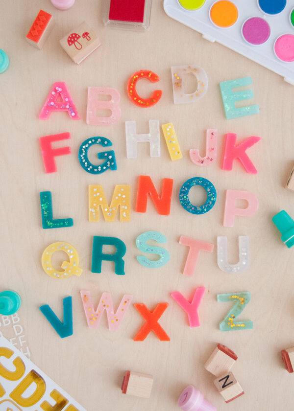 How to Make a Resin Alphabet Set Without Resin | Handmade Charlotte