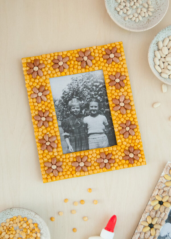 Bean Mosaic Frames | Handmade Charlotte