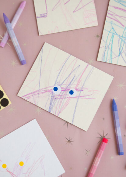 Halloween Toddler Activity: Scribble Monsters | Handmade Charlotte