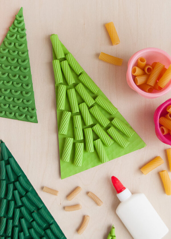 Pasta Christmas Trees | Handmade Charlotte
